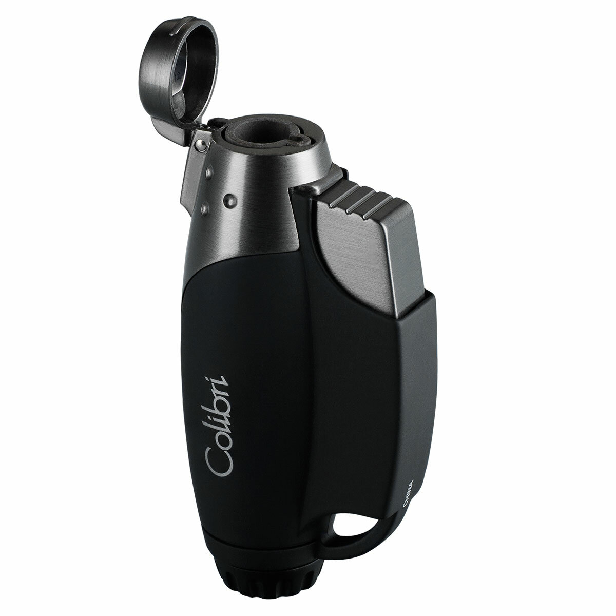 CB QTR-752007 | Зажигалка Colibri Jet 2 Black в магазине Покетфлейм.ру